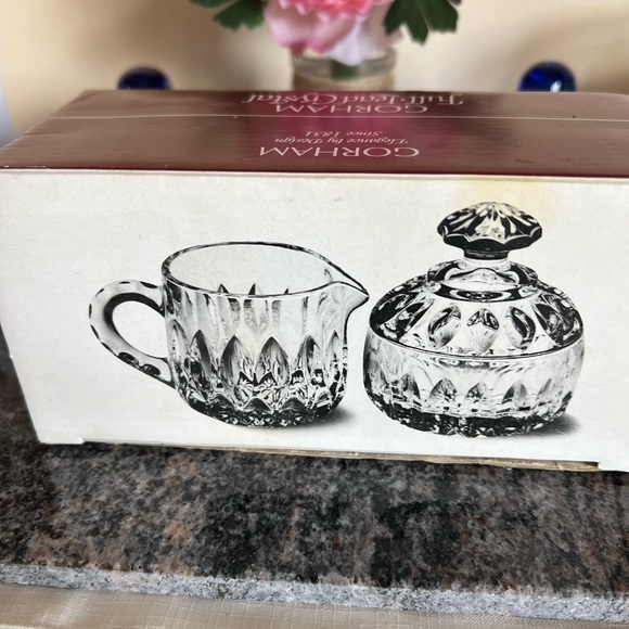 Gorham | Dining | Gorham Althea Full Lead Crystal Sugar And Creamer Set ...